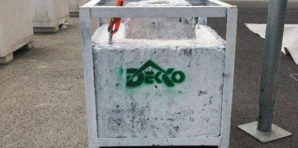 Concrete Counterweights - Dekko Tentage